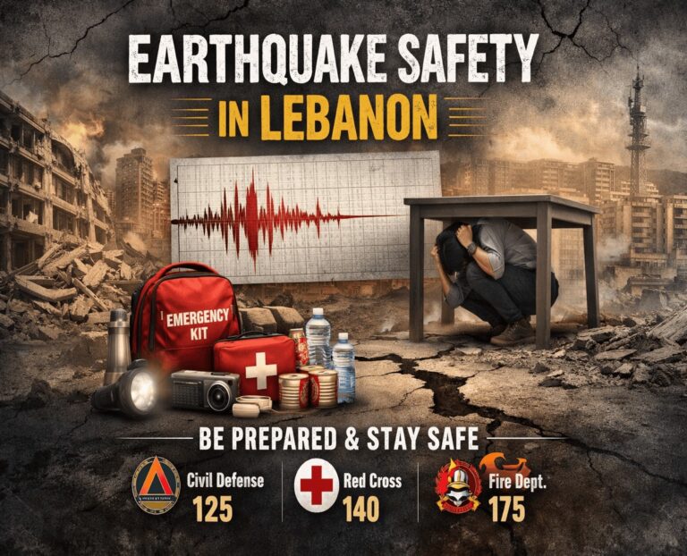 Earthquake Safety in Lebanon: Preparedness and Response Guidelines ...